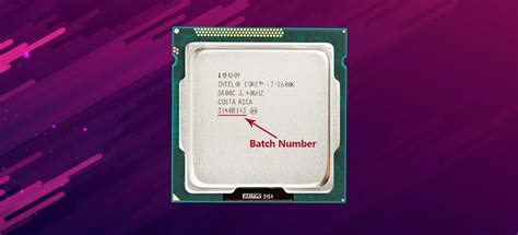 بچ نامبر سی پی یو چیست Batch number چیست اسکات استور