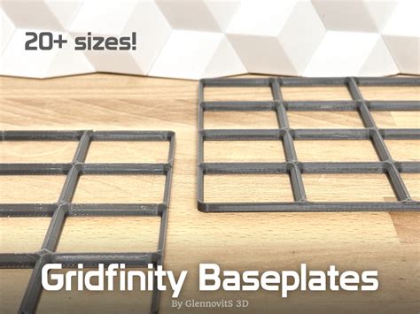 Gridfinity Baseplate Quick Print Lite Version Less Filament By Glennovits 3d Download Free