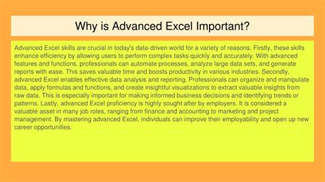 PPT Advanced Excel Course In Moti Nagar PowerPoint Presentation Free Download ID 12279048