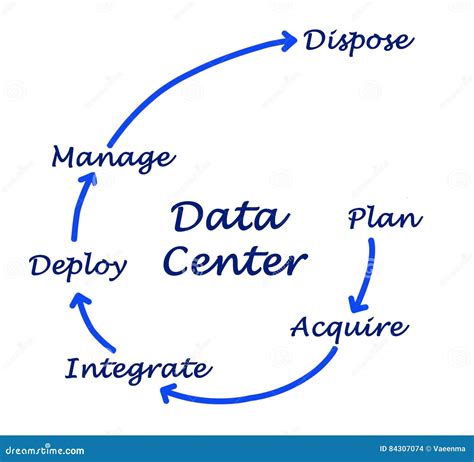 Data Lifecycle Professional Tracing Stages Cartoon Vector 318526413