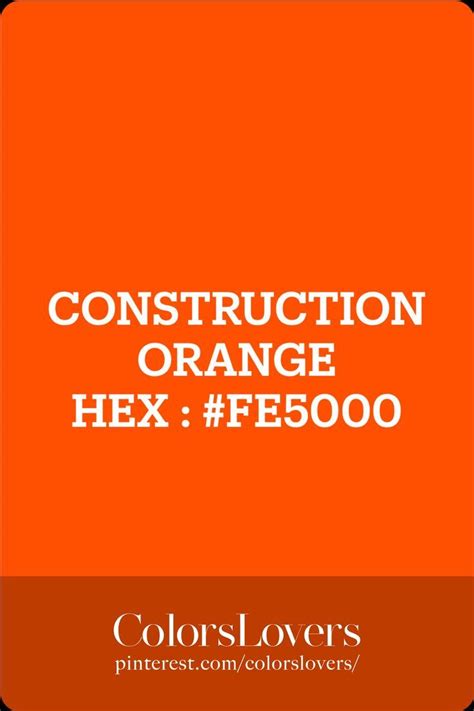 Construction Orange Orange Hex Hex Colors Orange Construction Orange Orange Hex Hex Colors Orange