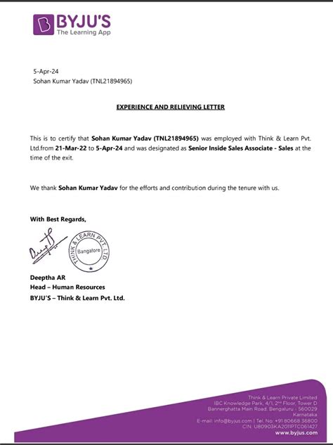 Sohan Yadav On Linkedin Excited To Share That Ive Completed Two Enriching Years At Byjus Think…