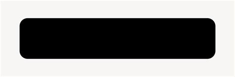 Black Rectangle Geometric Shape Vector