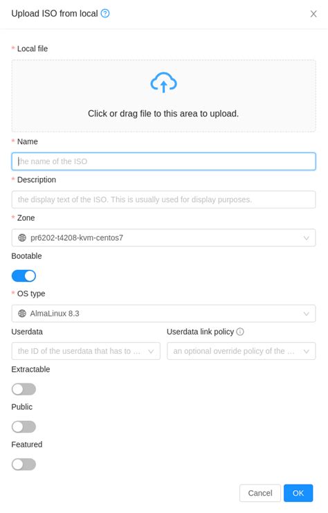 Working With Templates — Apache Cloudstack 42000 Documentation