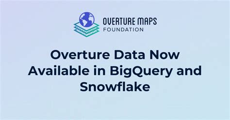 Announcements Overture Maps Foundation