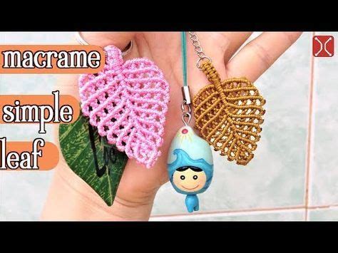Macrame Tutorial The Simple Leaf Simple Leaves Pattern Artofit