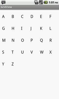 Grid Layout Android Example
