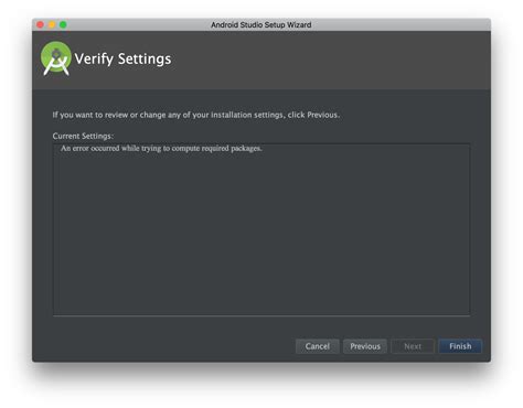 Java Android Studio Error An Error Occurred While Trying To Compute Required Packages Stack