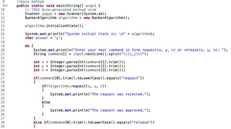 solved java banker s algorithm help please what s wrong