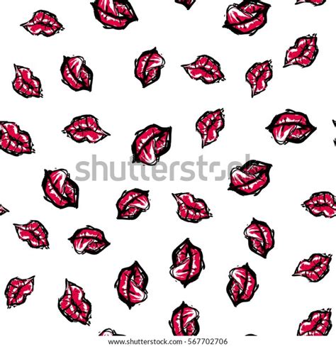 Random Cute Seamless Pattern Color Vector Stock Vector Royalty Free