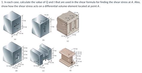 1 in each case calculate the value of q and t that