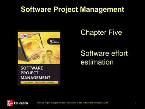 Solution Ch05 Software Effort Estimation Studypool