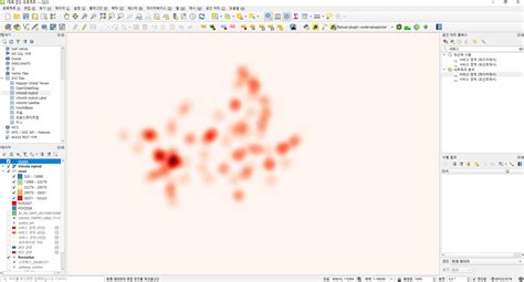 Qgis Heatmap 예제