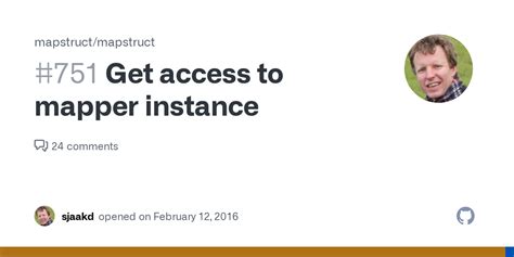 get access to mapper instance · issue 751 · mapstruct mapstruct · github