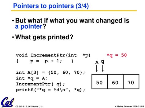 PPT CS61C Machine Structures Lecture 1 2 2 C Structs 2004 06 24