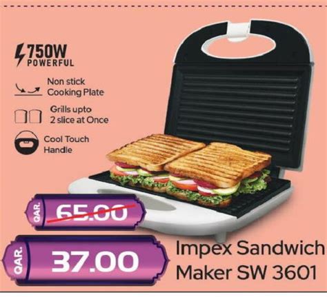 Impex Sandwich Maker In Paris Hypermarket Qatar Doha D4d Online