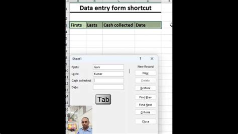 Data Entry Work In Excel Ytshorts Excel Exceltips Exceltricks