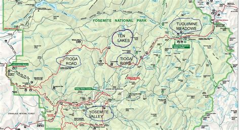 Maps And Trails Yosemite National Park