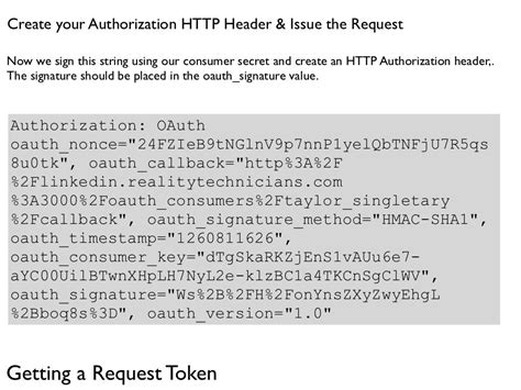 Create Your Authorization Header