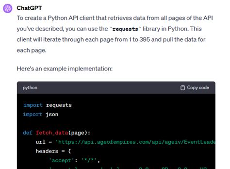 Using Python And Chatgpt To Build An Api Client For A Game
