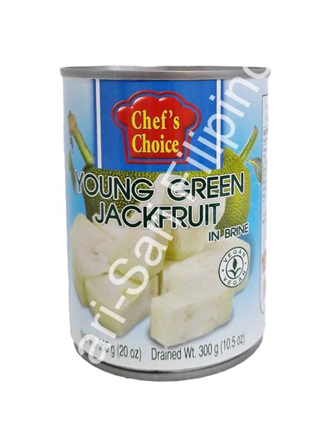 Chefs Choice Young Green Jackfruit In Brine Sarisari Filipino Store