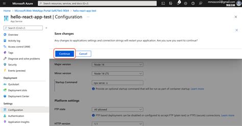 Cloud 】部署 React 到 Azure App Service