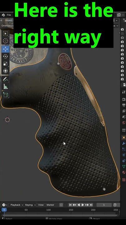 Blender Right Way To Fix A Loop Of A Textured Model In Blender Blenderustad Blender 3d