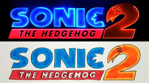 How To Draw Sonic The Hedgehog The Movie 2 Logo With Tails From Sonic