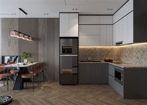 12811 Download Free Living Room Kitchen Interior Model By Nguyen