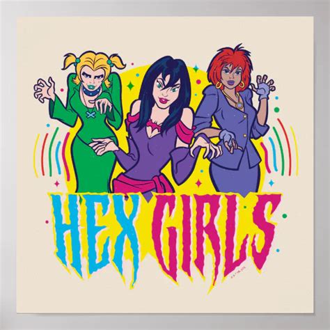 Scooby Doo The Hex Girls Poster Zazzle