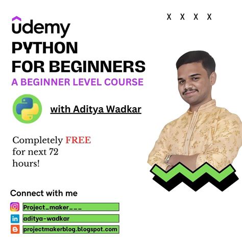 Aditya Wadkar On Linkedin Pythonforbeginners Learntocode Freecourse