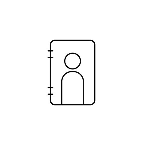 Premium Vector Notebook Icon