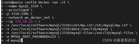 Docker中的mysql主从数据库搭建 Csdn博客