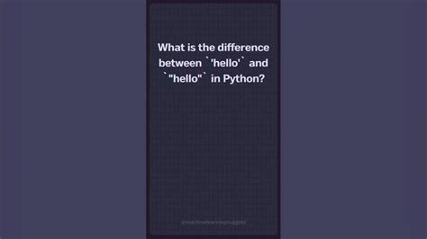Interpreted And Raw String In Python Machinelearning Datascience Python Shorts Youtube