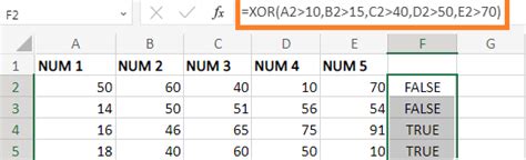 Logical Functions In Excel With Exles Ppt