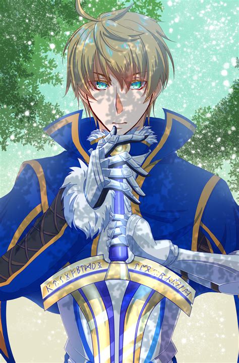 Safebooru 1boy Absurdres Ahoge Arthur Pendragon Fate Blonde Hair