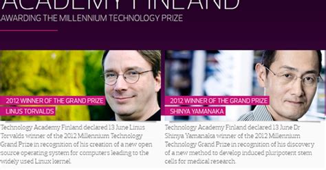 El Creador De Linux Y Un Médico Dueños Del Nobel De Tecnología Infobae