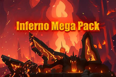 2d Inferno Pack Hell Environment Collection Inferno Mega Bundle