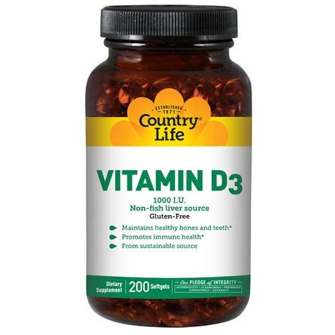 Vitamin D3 1000 Iu Gel Capsules At George Partington Blog