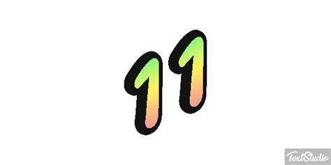 11 Number Animated  Logo Designs