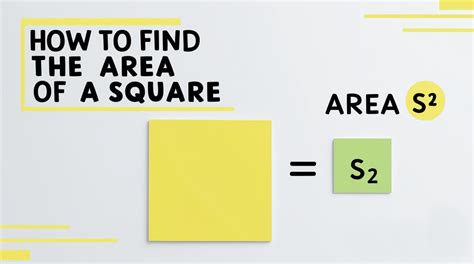 Understanding Squares Area Calculation And Properties