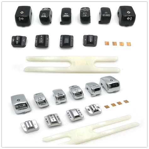 애프터마켓 무료 배송 오토바이 부품 스위치 하우징 버튼 캡 커버 할리 데이비슨 일렉트라 스트리트 소프테일 다이나 Cd커버