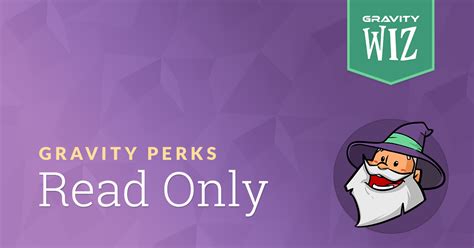 Gravity Forms Read Only Plugin Disable Fields Gravity Perks