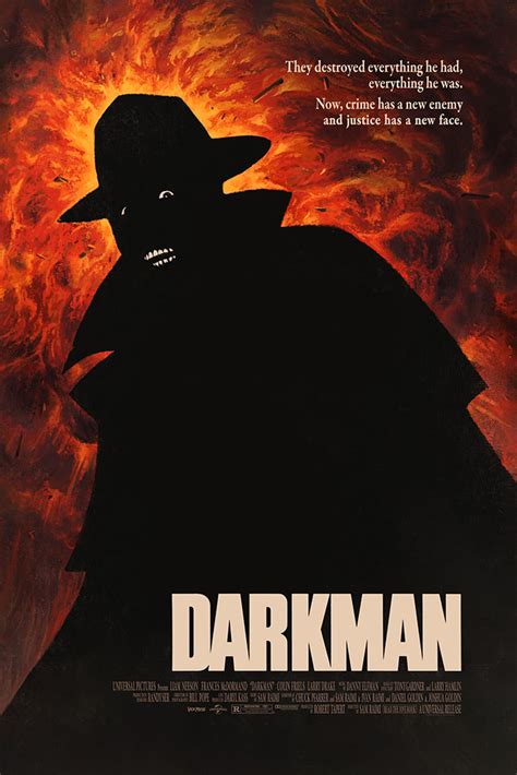 Darkman Fine Art Lithograph Print By James Bousema Sideshow Collectibles