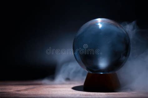 Crystal Ball To Predict The Fate Guessing For The Future Stock Image