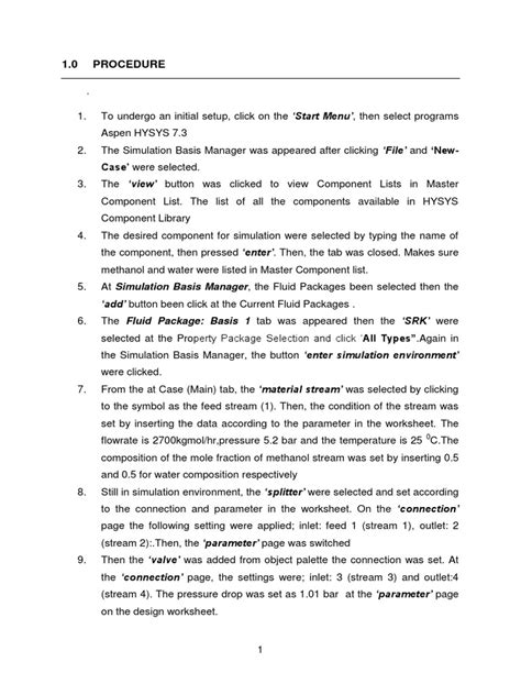 Pdf Lab 2 Hysys Distillation Column Docx Dokumen Tips