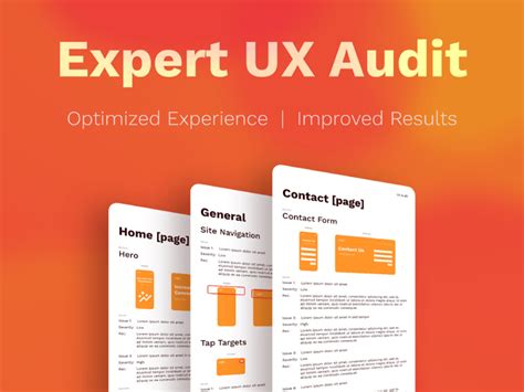 Expert UX UI Audit Of Your Website Or App Upwork