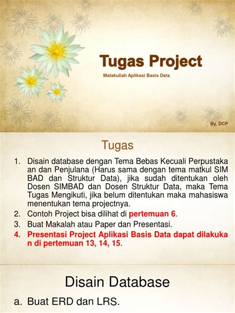 Tugas Project Aplikasi Basis Data Pdf