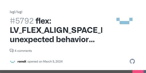 Flex Lvflexalignspacebetween Unexpected Behavior With Single Item · Issue 5792 · Lvgllvgl