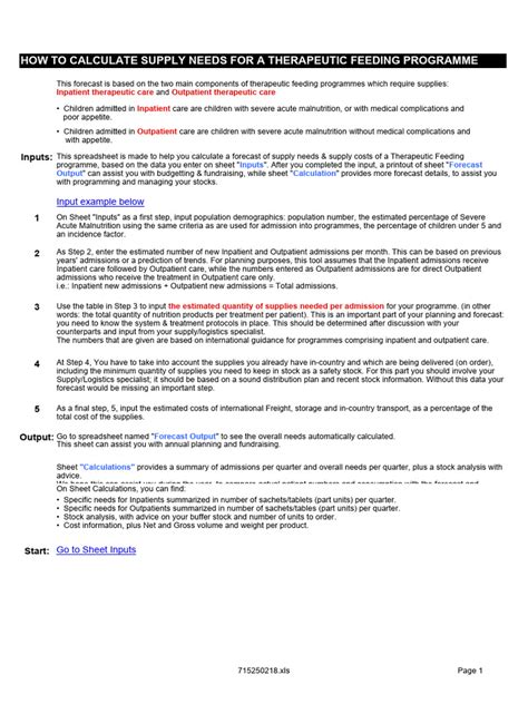 Unicef Forecasting Tool 2009 Pdf Patient Forecasting